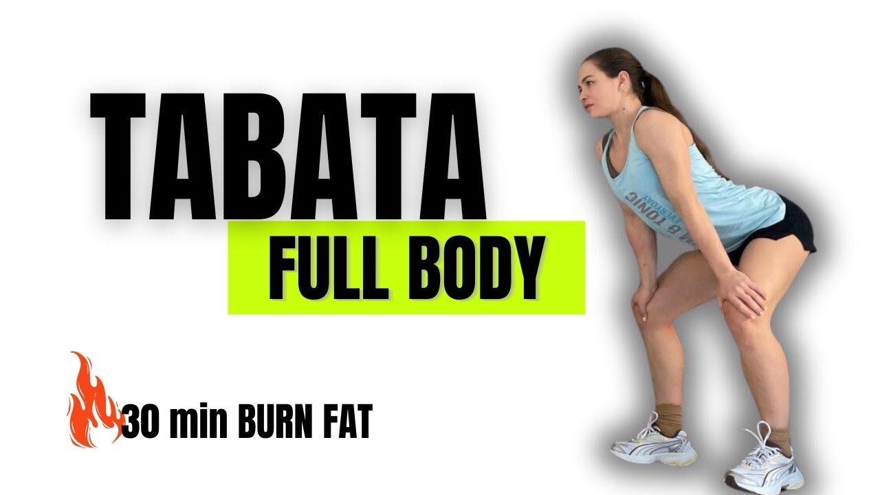30-Min Full Body Tabata – Burn 500 Calories Fast at Home | No Equipment ...