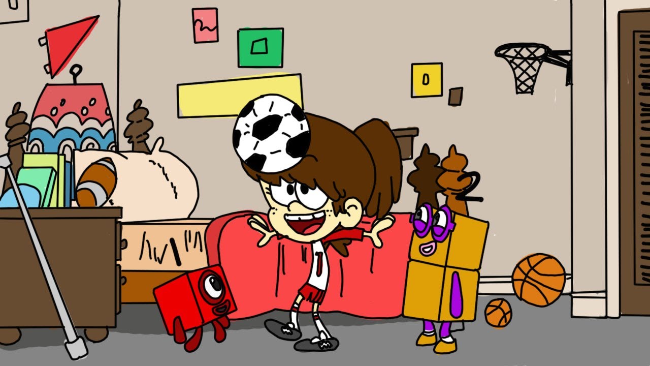 Numberblocks 1 and 2 visit Loud House | Numberblocks fanmade coloring ...