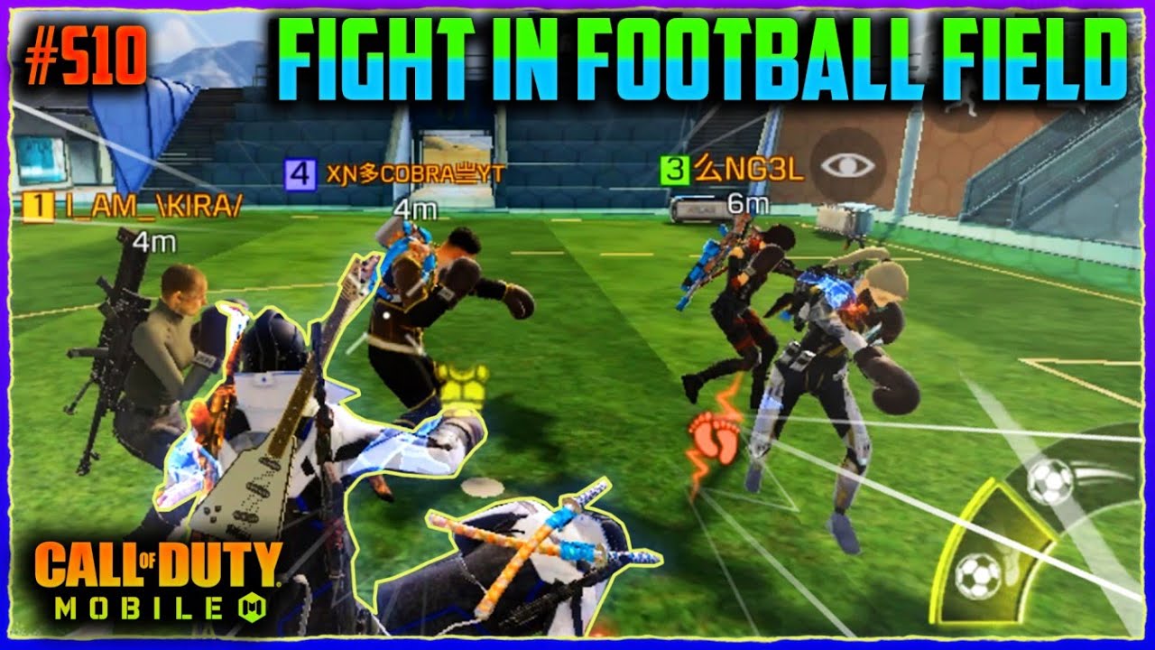 WHEN ENEMY KNOCK DOWN IN FOOTBALL FIELD THEN THIS HAPPENED IN CODM ...