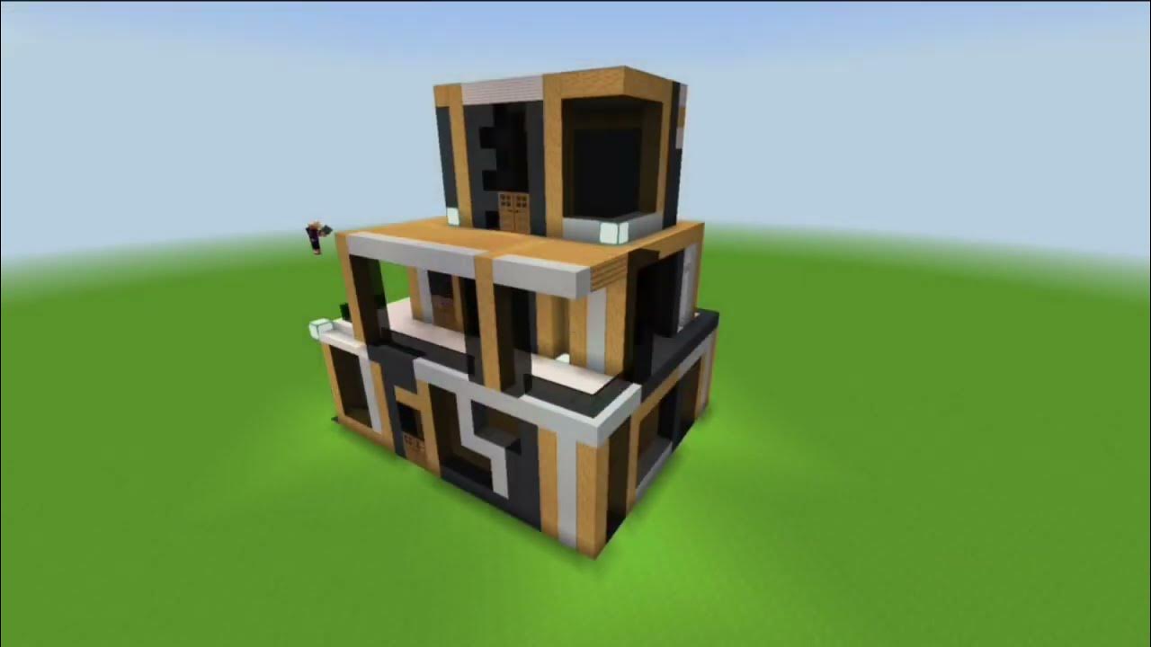Minecraft house step by step tutorial - YouTube