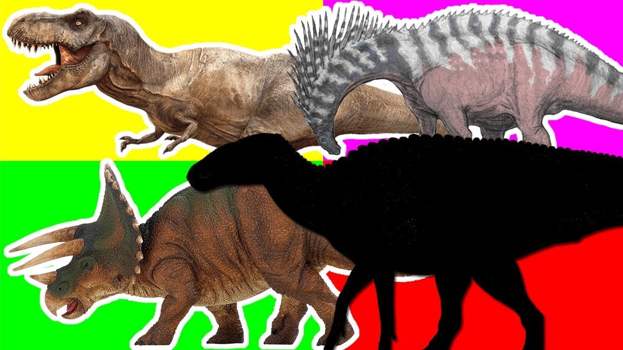 Wrong Shadow Dinosaurs. Match Up Dinosaurs! Learning Triceratops ...