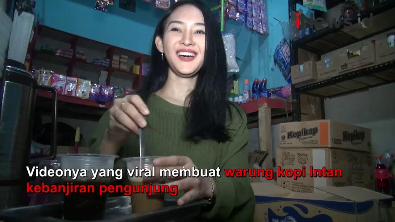 Video Viral Penjaga Warung Kopi Cantik Mirip Anya Geraldine di Cianjur - YouTube