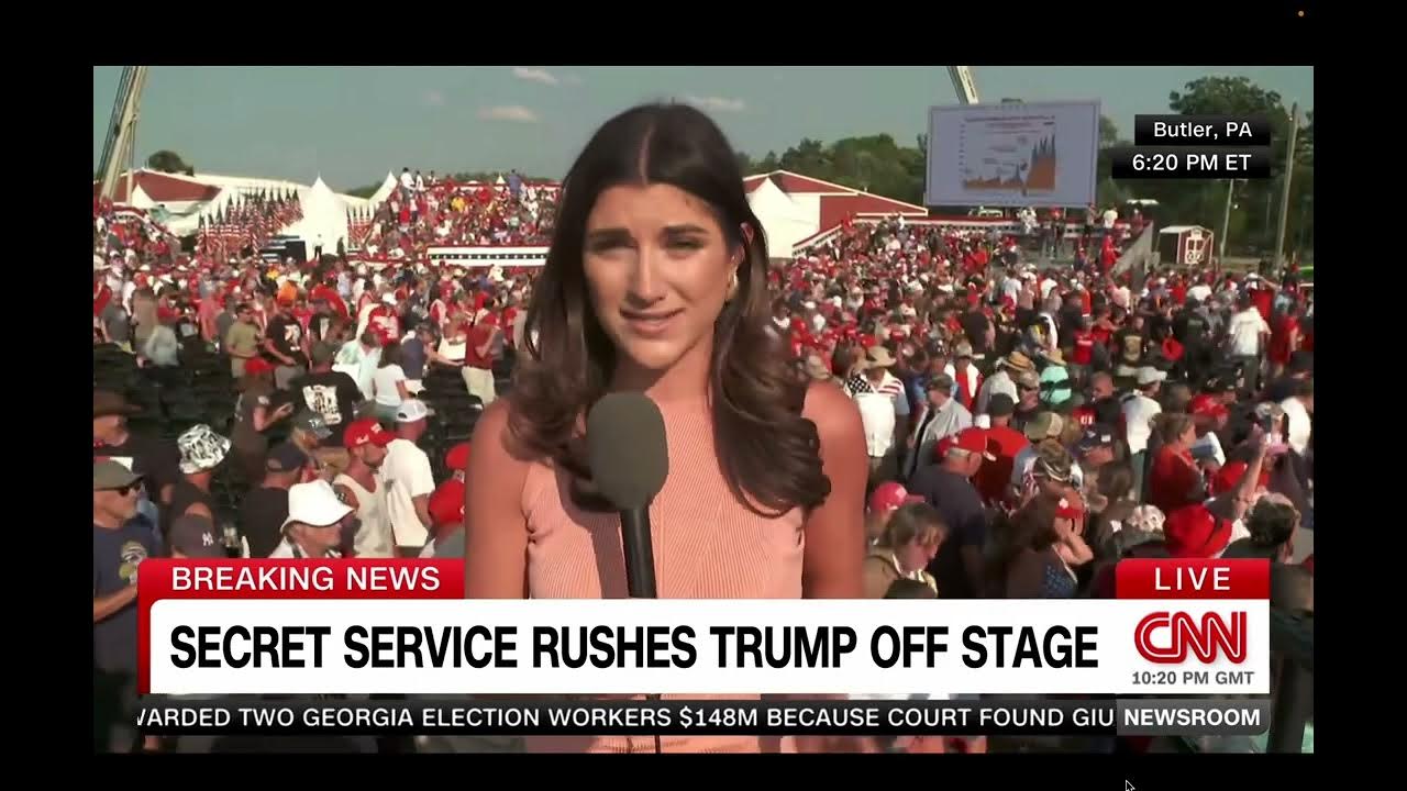 CNN BREAKING NEWS COVERAGE OF FMR. PRES. TRUMP ASSASSINATION ATTEMPT - 6:10 - 6:59 PM EST - YouTube