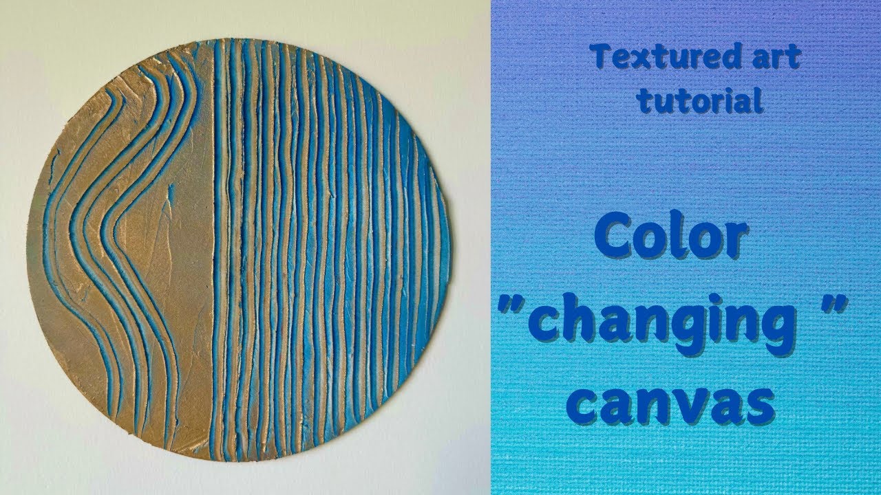 Create textured art that “CHANGES COLOR “ SIMPLE IDEA for#texturedart # ...
