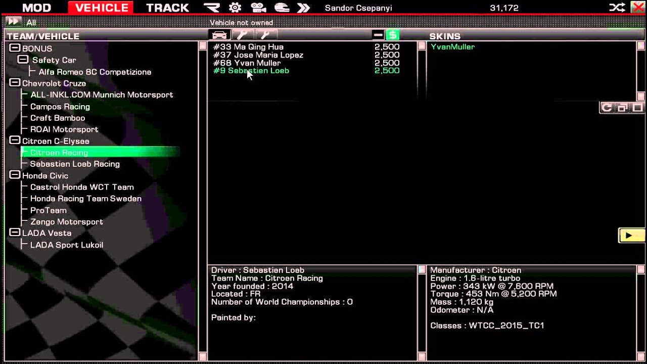 rFactor WTCC 2015 mod showcase - YouTube