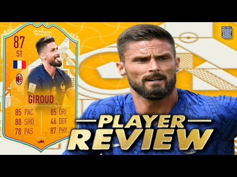 87 WORLD CUP STORIES GIROUD PLAYER REVIEW! META - FIFA 23 ULTIMATE TEAM ...