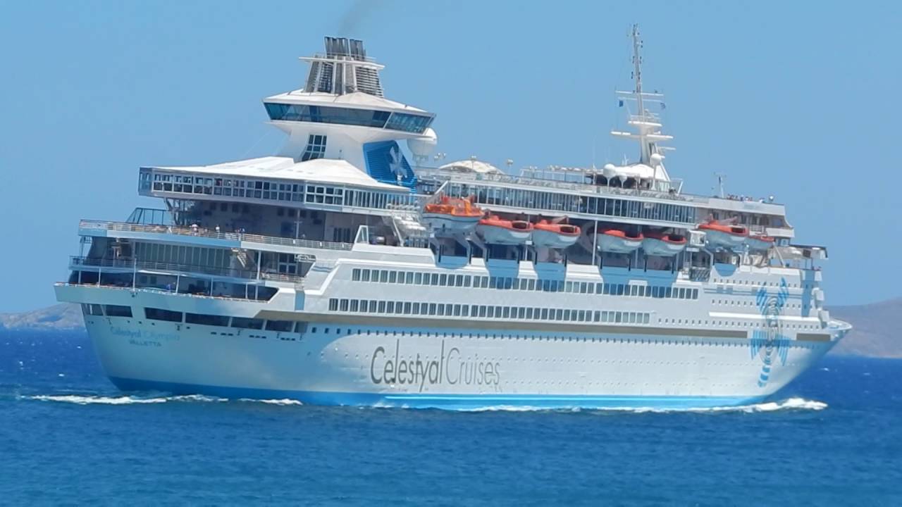 ΤΟ ΚΡΟΥΑΖΙΕΡΟΠΛΟΙΟ CELESTYAL OLYMPIA ΣΤΟ ΛΙΜΑΝΙ ΤΟΥ ΗΡΑΚΛΕΙΟΥ - YouTube