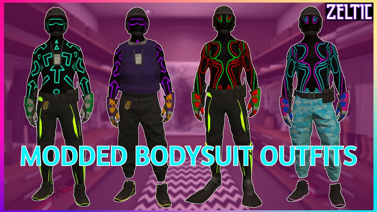 How to get MULTIPLE MODDED BODYSUIT OUTFITS in GTA Online (Transfer ...