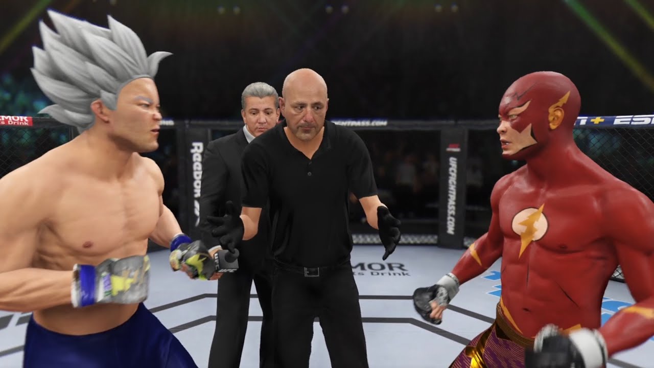 Goku vs. The Flash - EA Sports UFC 4 - Epic Fight 🥑 - YouTube