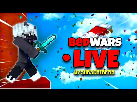 Minecraft Bedwars Live! | WITH SUBS |Road To 10k Subs. - YouTube