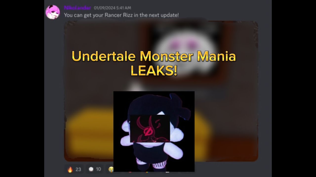 RANCER IS BACK!? : Undertale Monster Mania LEAKS! - YouTube