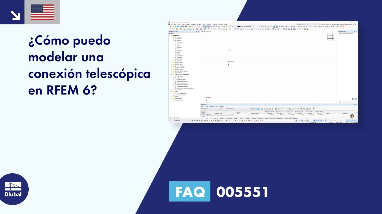 [EN] FAQ 005551 | ¿Cómo puedo modelar barras dobles en RFEM 6, como las de una conexión ...