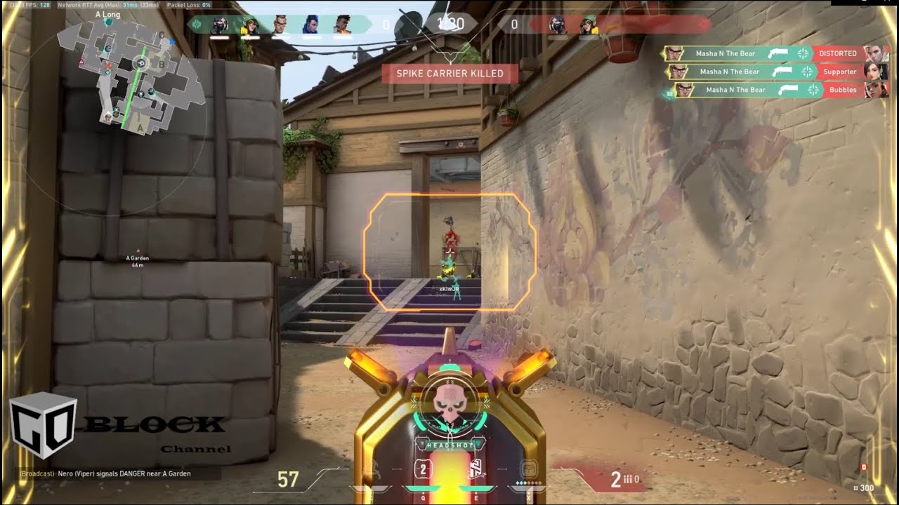 Chamber Valorant head hunter skill one tap - YouTube