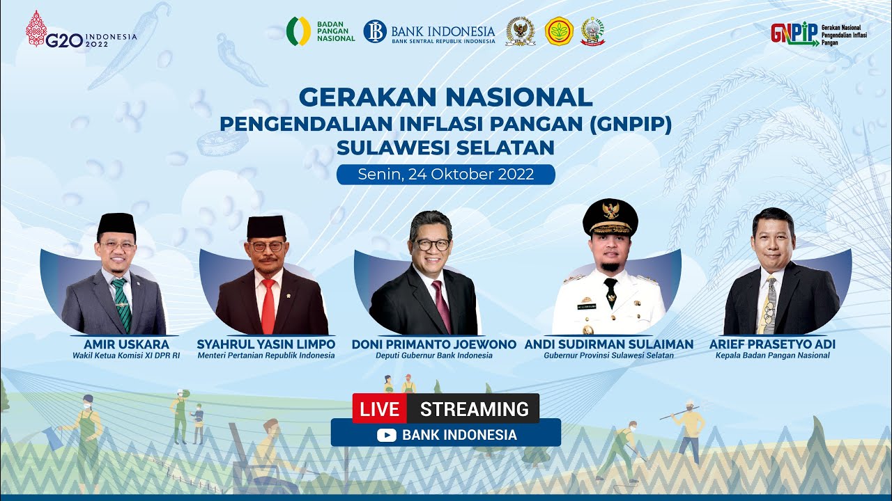 [LIVE STREAMING] Gerakan Nasional Pengendalian Inflasi Pangan (GNPIP ...