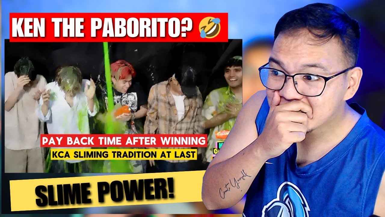 PABORITO SI KEN? 🤣 │ SB19 Nickelodeon KCA Sliming Tradition - YouTube