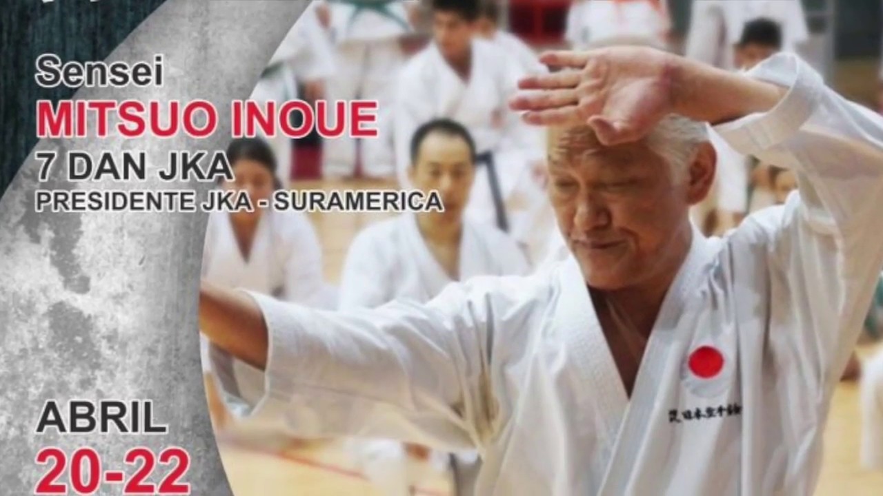Gasshuku JKA colombia 2018 Sensei Inoue - YouTube