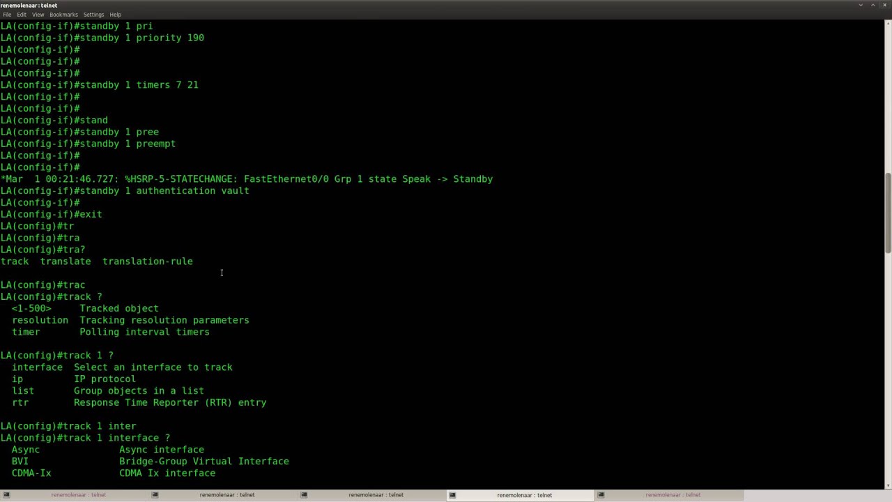 Hot Standby Routing Protocol (HSRP) lab in GNS3 - YouTube