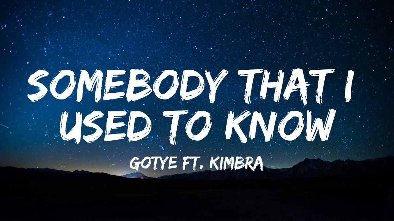 Gotye - Somebody That I Used to Know (feat. Kimbra) Lyrics - YouTube