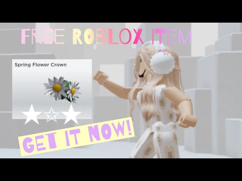 FREE ROBLOX SPRING ACCESSORY (get it before it’s too late)🌿🌷 - YouTube