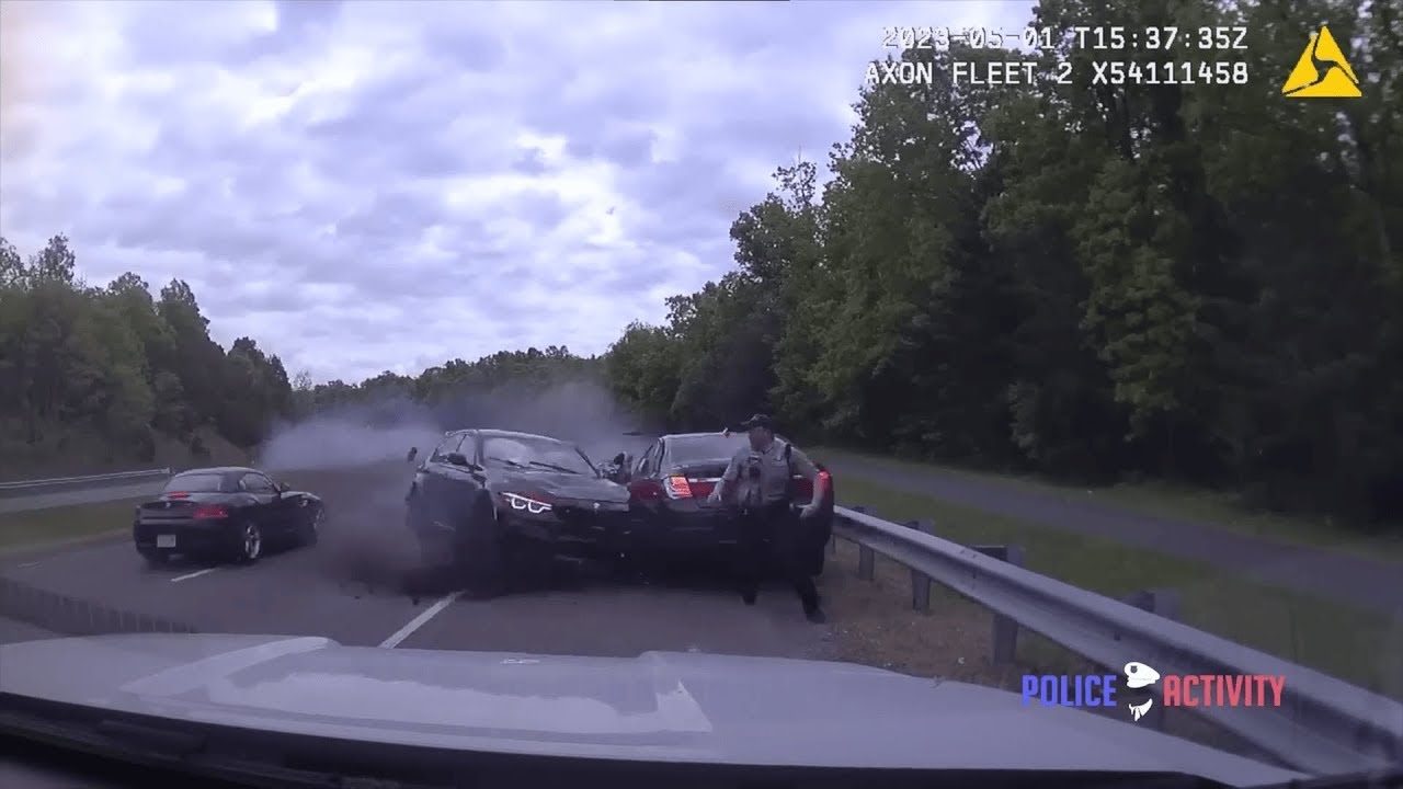 Police Car Chases: Unbelievable Bone-Chilling Collisions Involving ...