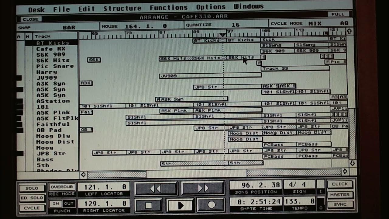 Cafe Del Mar - Atari ST Cubase - YouTube