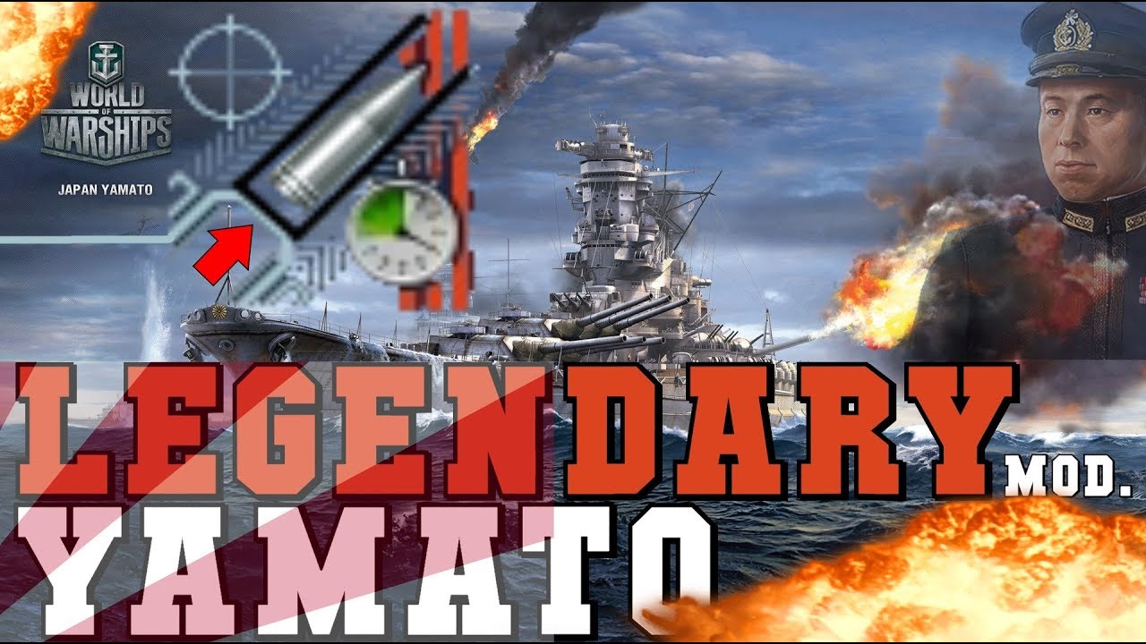 YAMATO ️ LEGENDARY MOD ️ 337K DAMAGE ️World of Warships - YouTube