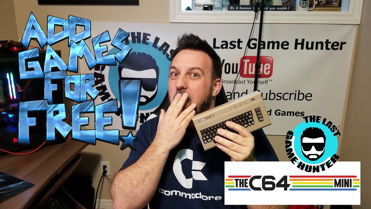C64 MINI ..ADD ANY GAME YOU WANT! - YouTube