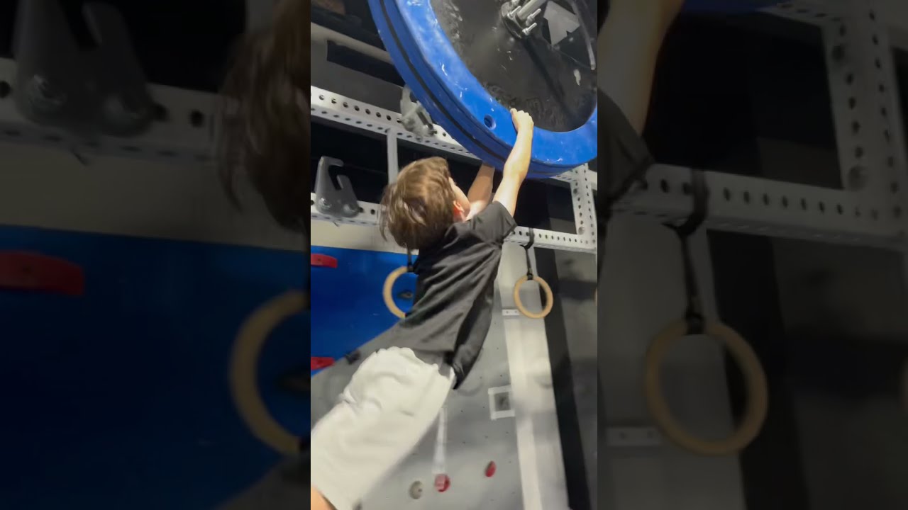 Ninja Kid Swinging Through The Sky | 8 Yr Old Ninja Kid - YouTube