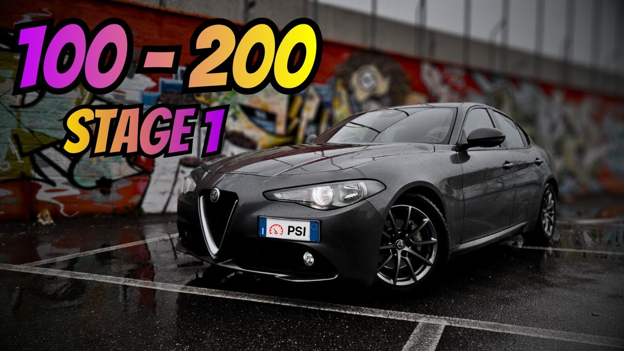 100 - 200 Giulia 2.2 150 cv Stage 1 (220 cv) | PSI - YouTube