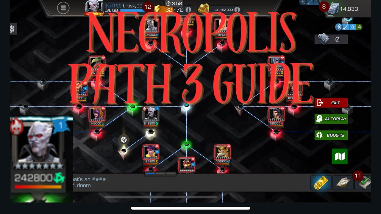 Necropolis Path 3 Quick Guide Fight by Fight - YouTube