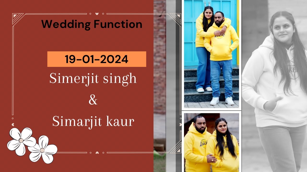 ll Live ll Wedding Ceremony Of *** Simerjit singh & Simarjit Kaur ...