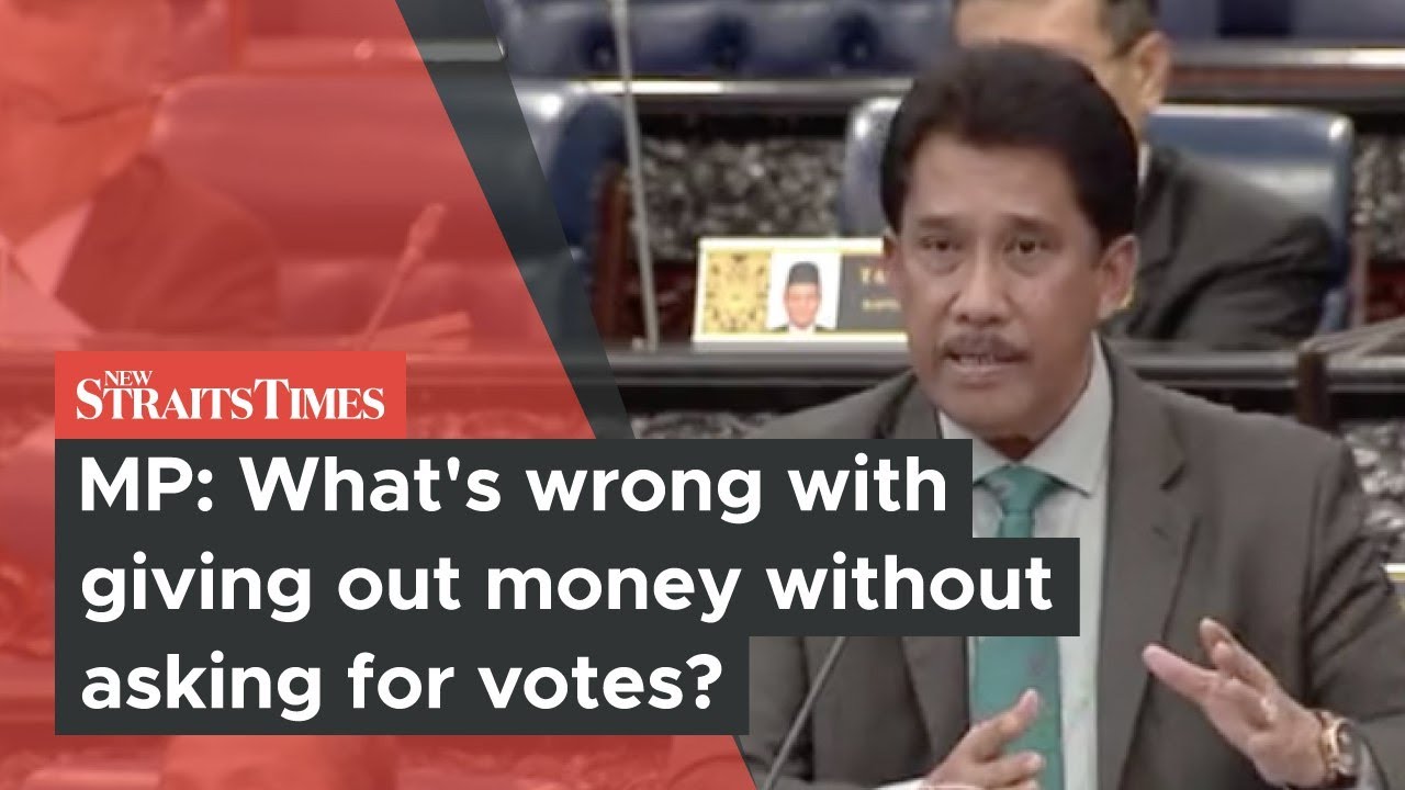MP: What's wrong with giving out money without asking for votes? - YouTube