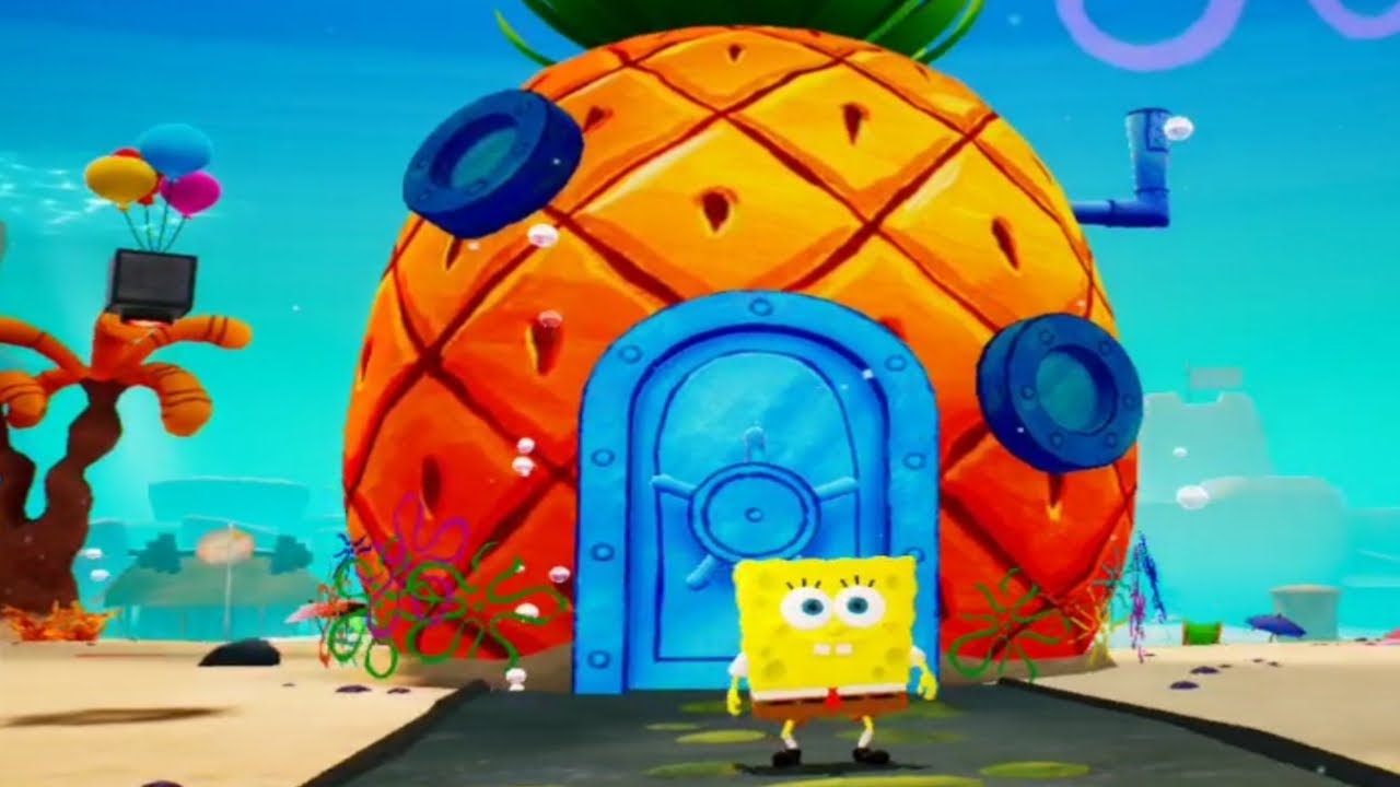 Spongebob's Adventure In The Pineapple House - BFBB Part 1 - YouTube
