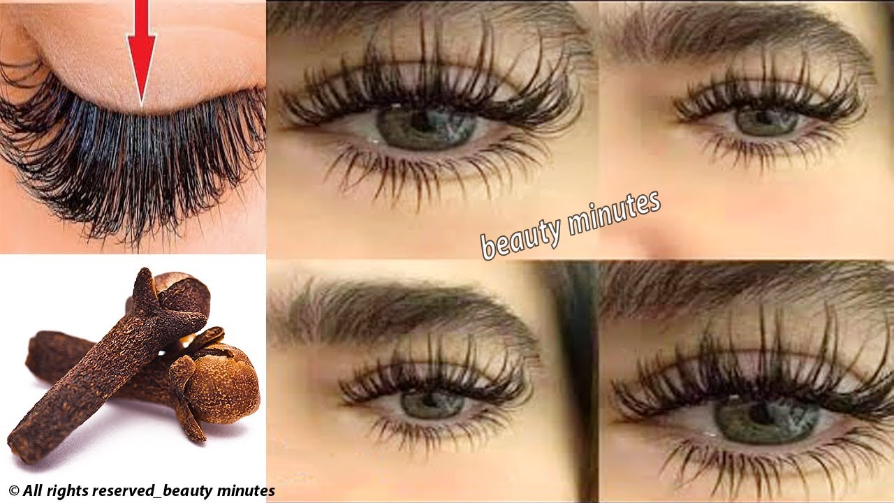 How to Grow Long, Thick, Strong Eyelashes & Eyebrows fastly | Natural ...