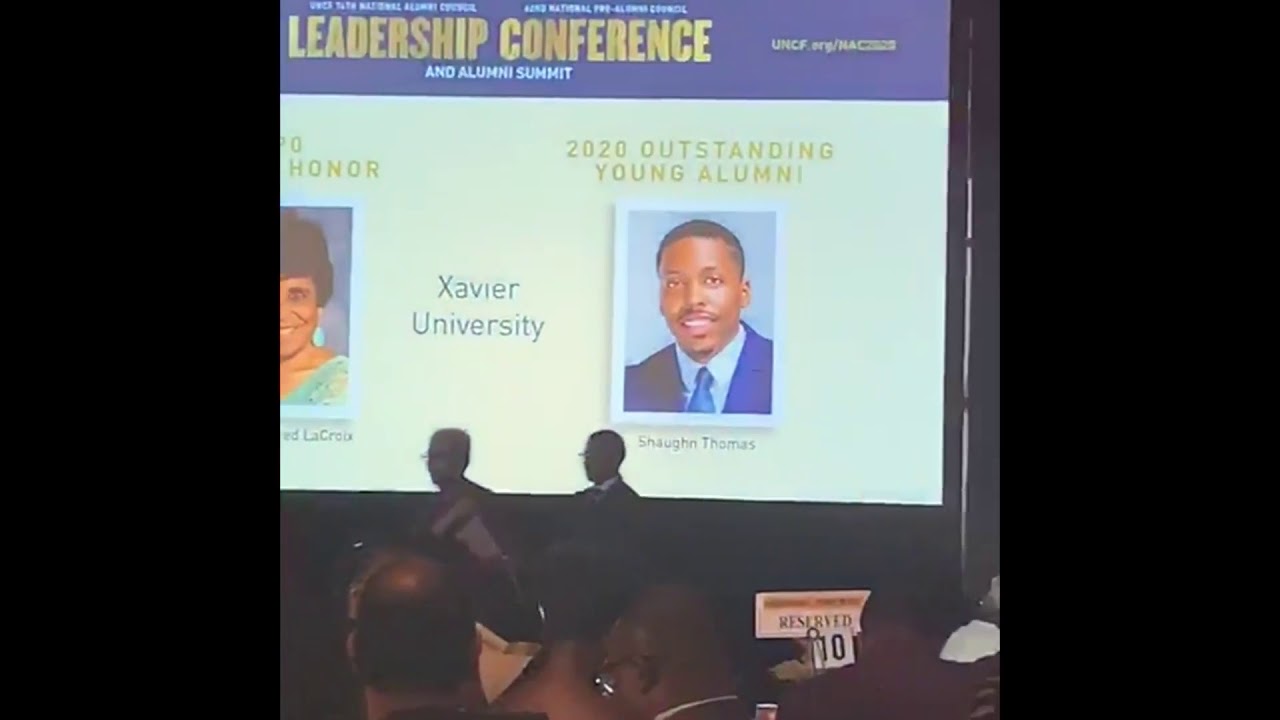 2020 UNCF Outstanding Young Alumnus of The Year Award! - YouTube