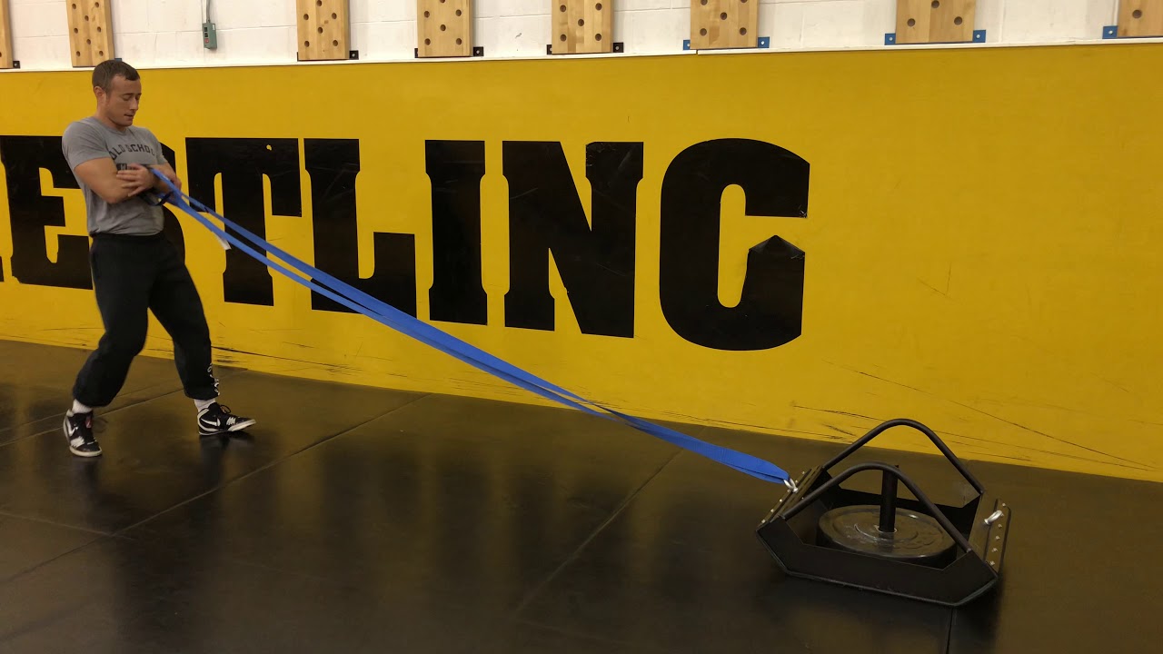 Wrestling Sled Technique: Good Mornings - YouTube