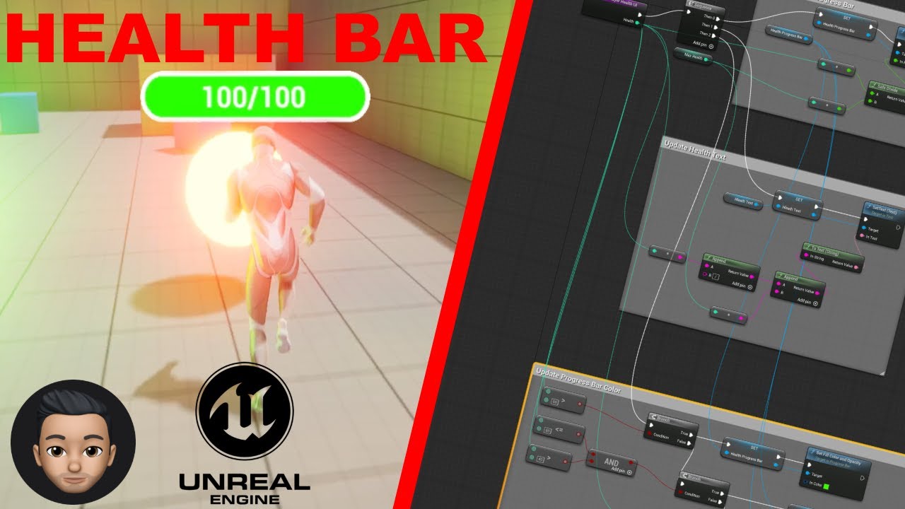 How to Create Health System and UI in Unreal Engine - YouTube