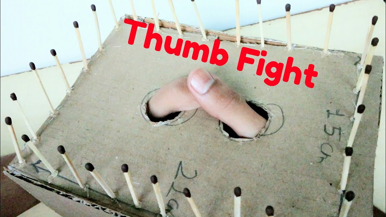 How to Make Thumb Fight Ring - YouTube