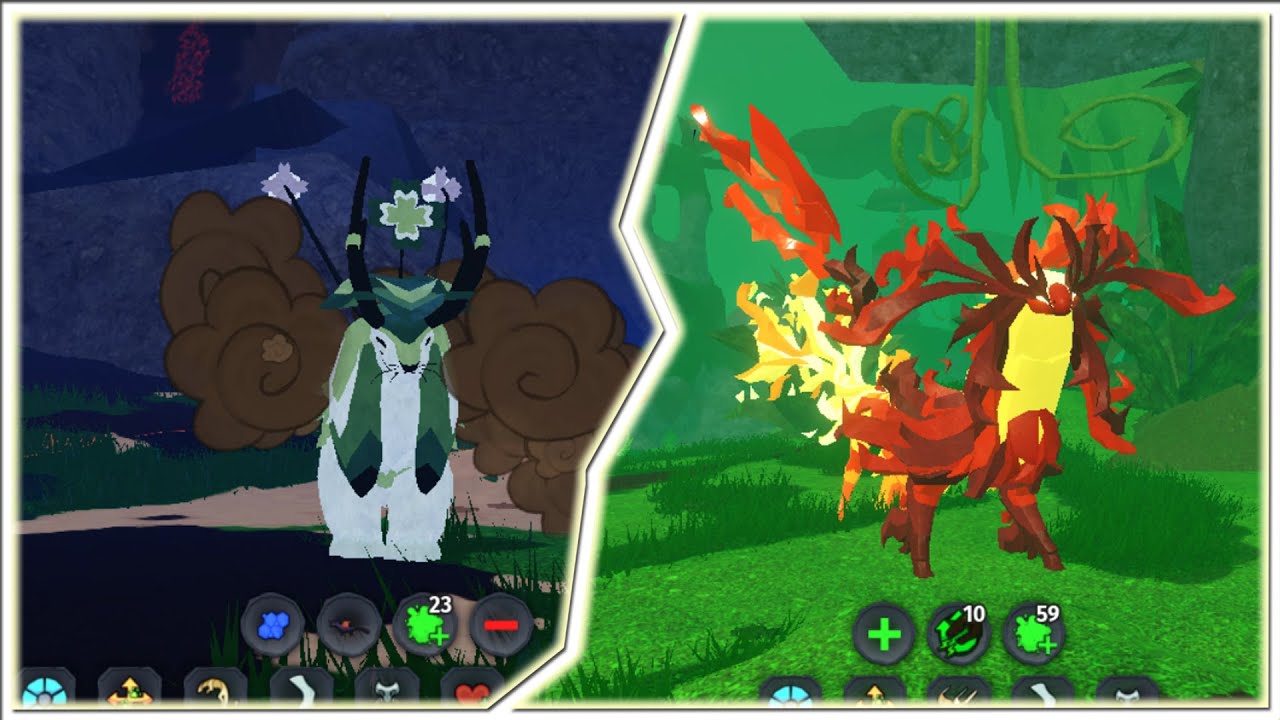 Clovilowper and Flamerir Showcase - Creatures Of Sonaria - YouTube