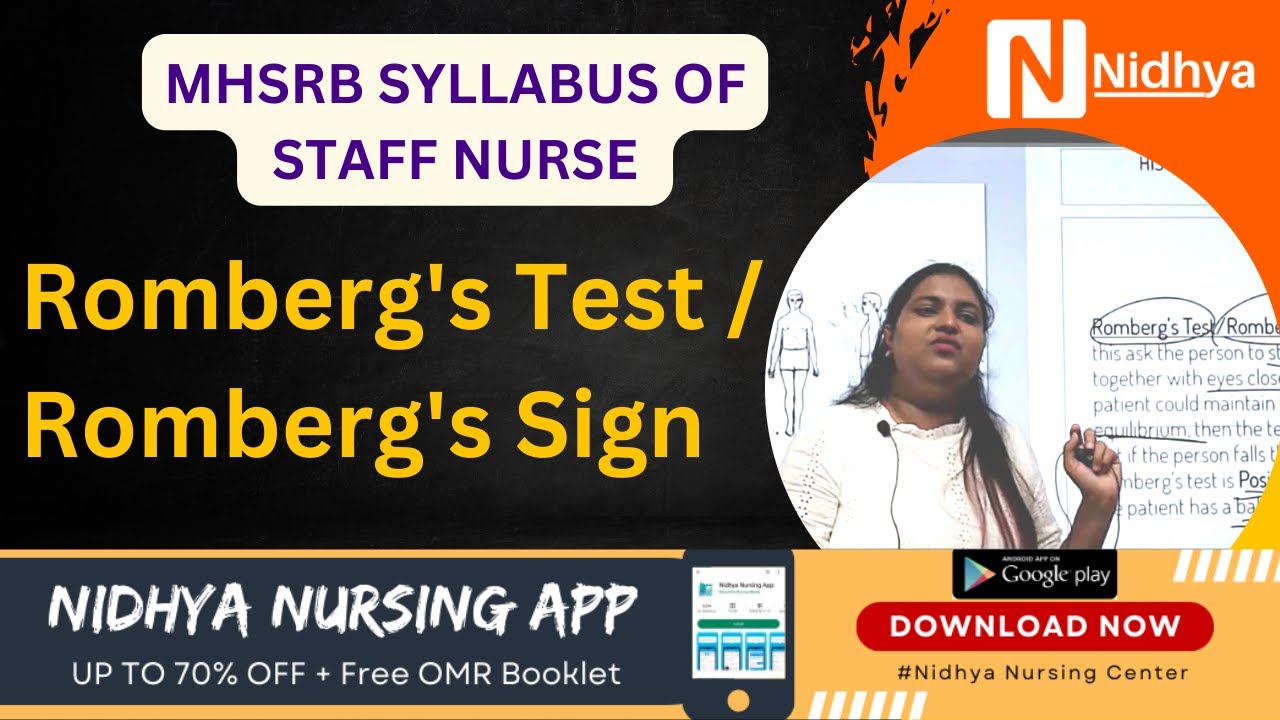 ''Romberg’s Test Explained | Romberg’s Sign'' | Clinical Examination ...