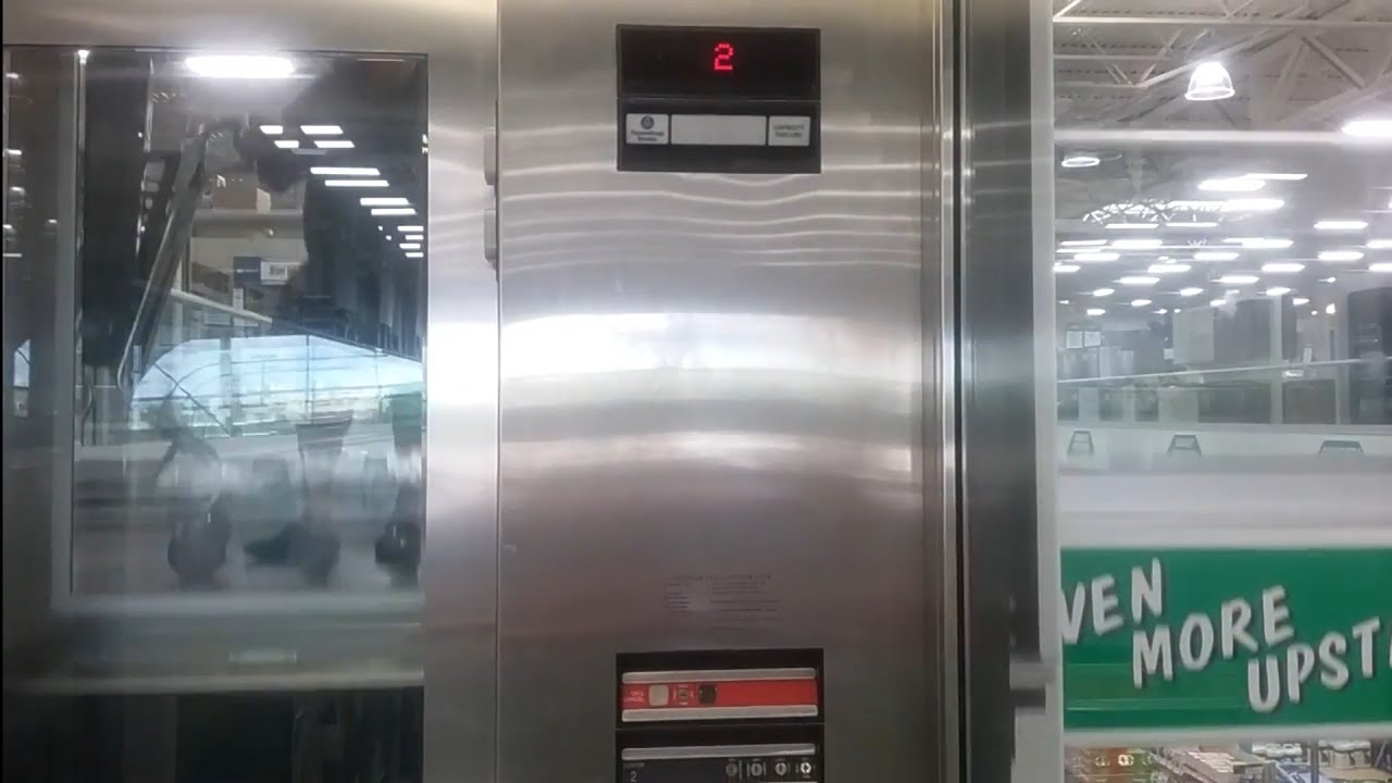 ThyssenKrupp Hydraulic Elevator @ Menards - St. Paul, MN - YouTube
