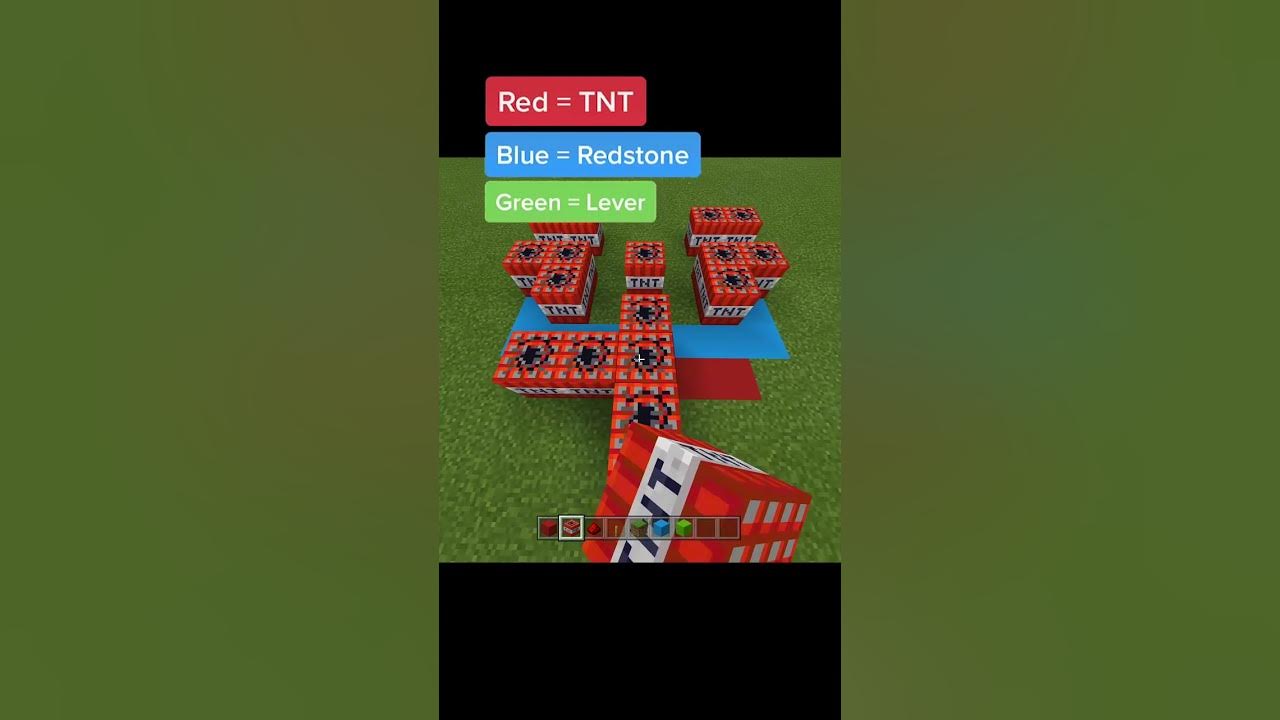 Minecraft Tnt Heart Trick ️ Youtube