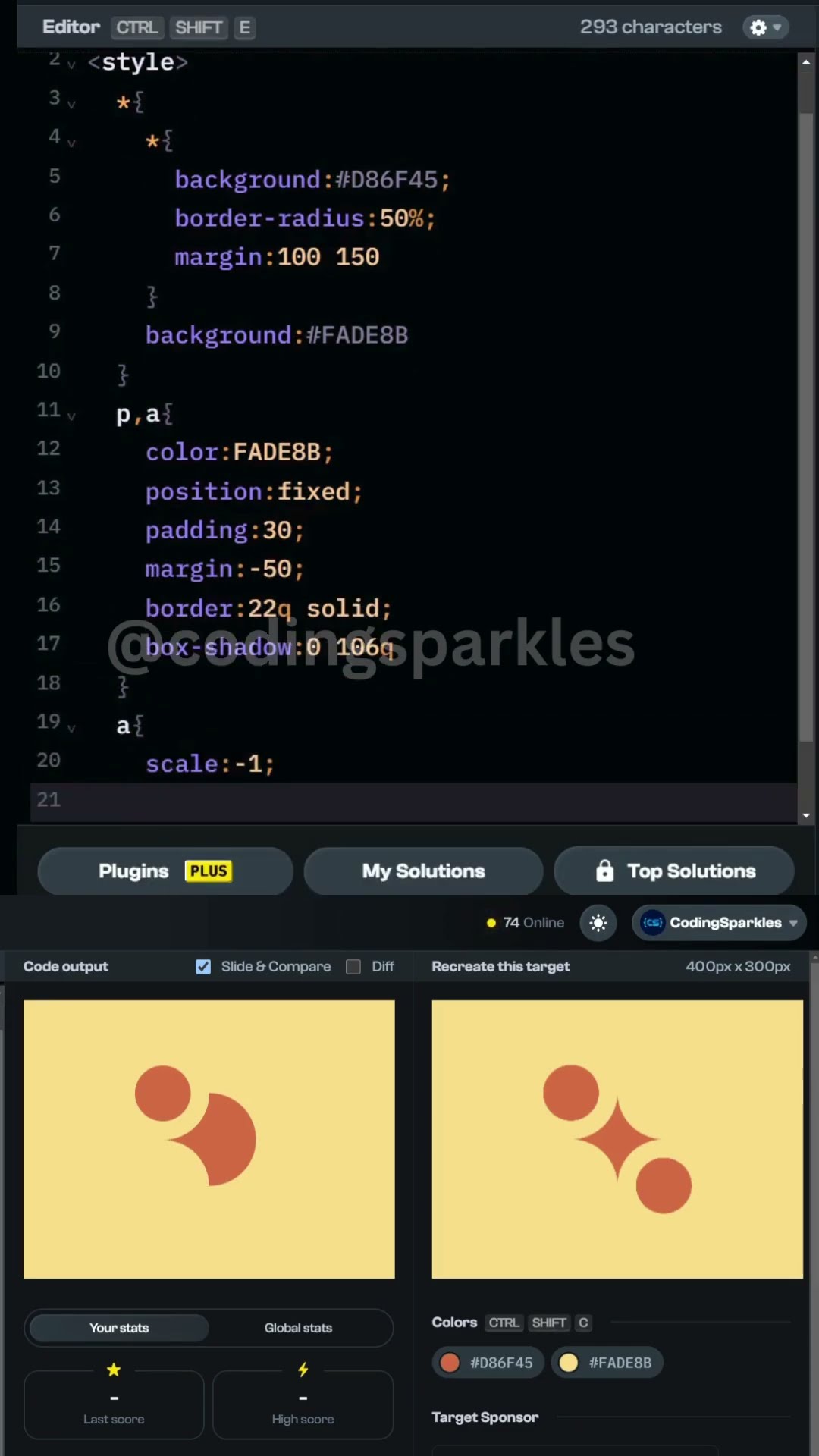 Css Battle Daily Targets August 11 2024 Html Css Coding Shortsfeed Youtube 