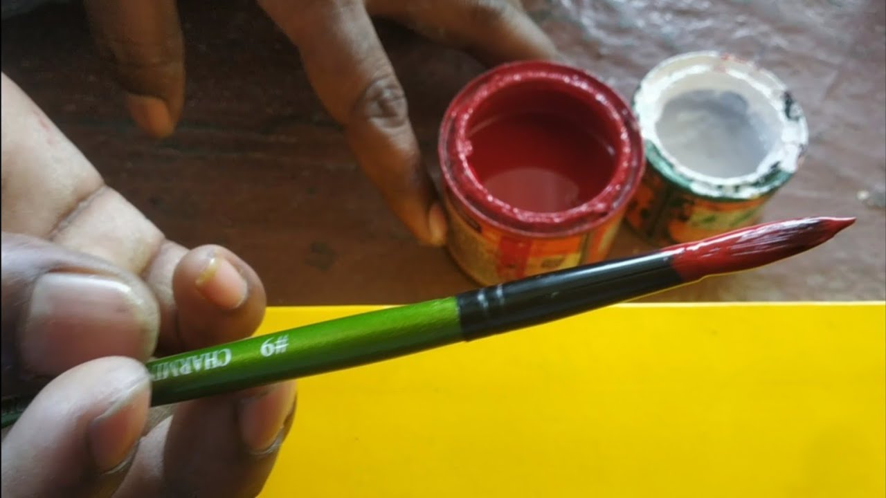 Lotus flowers gadapa design || muggulu design || gadapa painting - YouTube