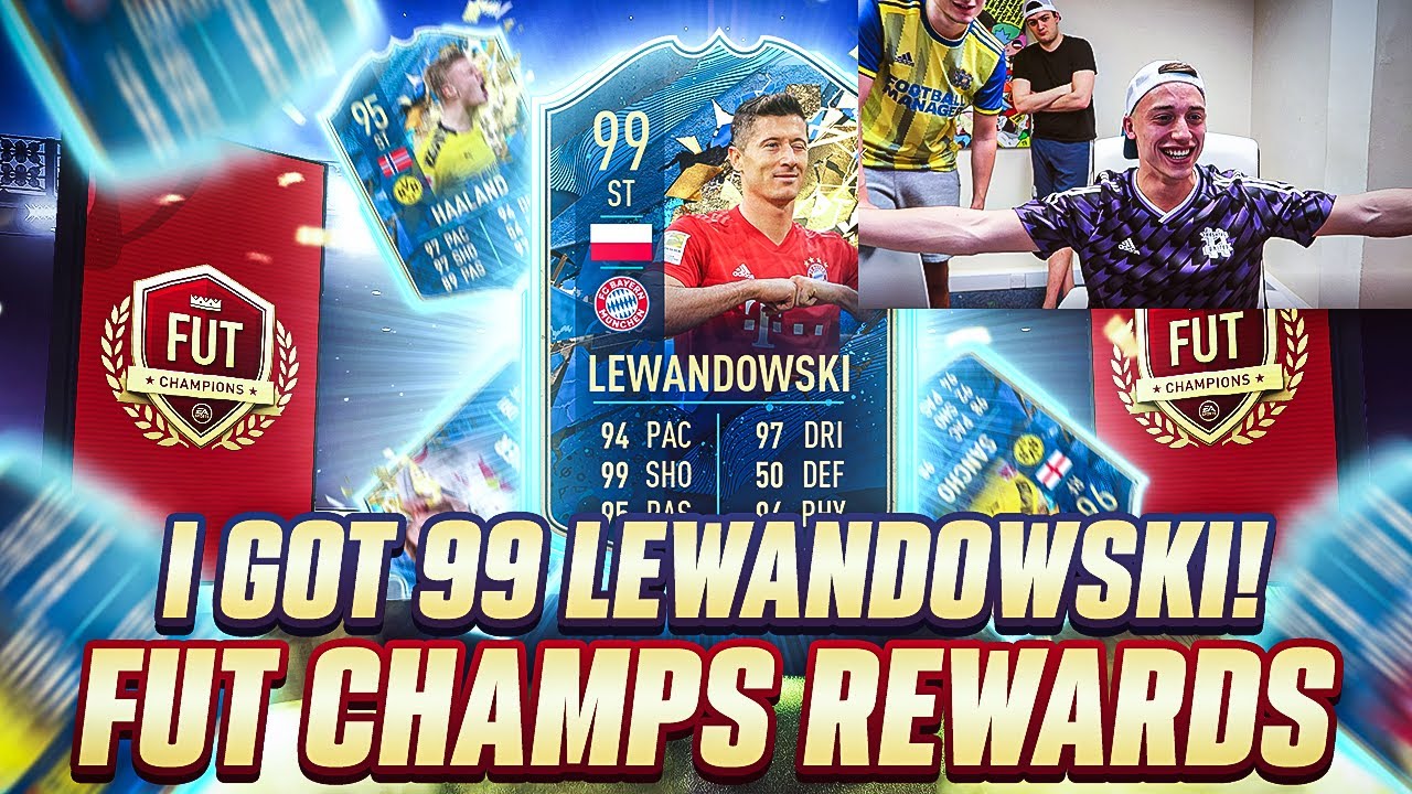 I PACKED 99 TOTS LEWANDOWSKI!! FUT CHAMPIONS TOTS REWARDS W/HASHTAG ...