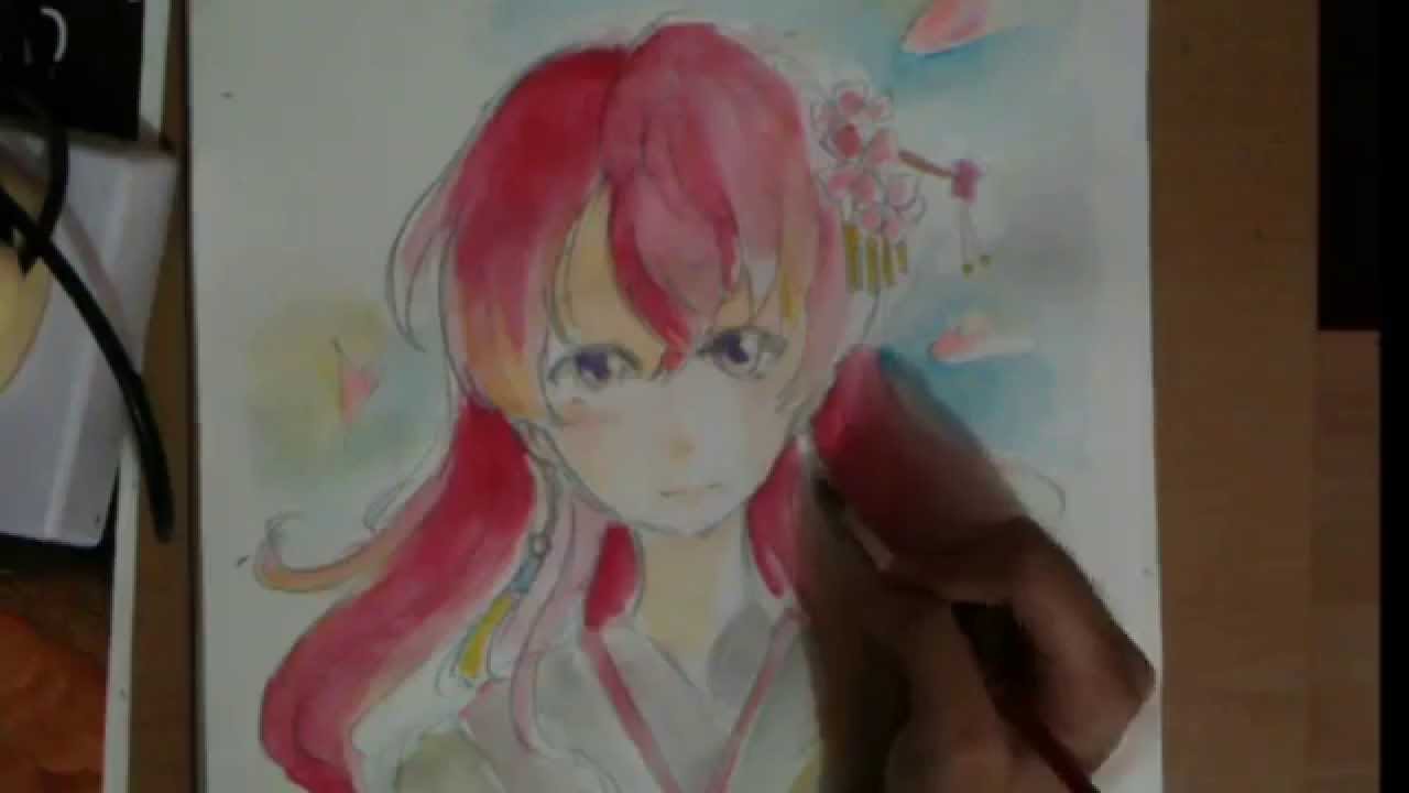 Drawing Yona (Akatsuki no yona) - YouTube