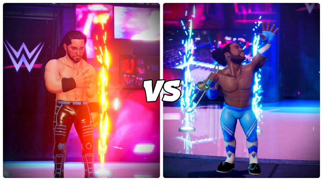 WWE 2K Battlegrounds | Xavier Woods VS Mustafa Ali - YouTube