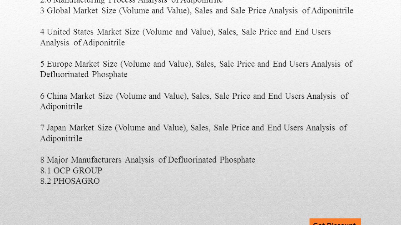 Global defluorinated phosphate Market Research and Analysis 2016-2021 ...