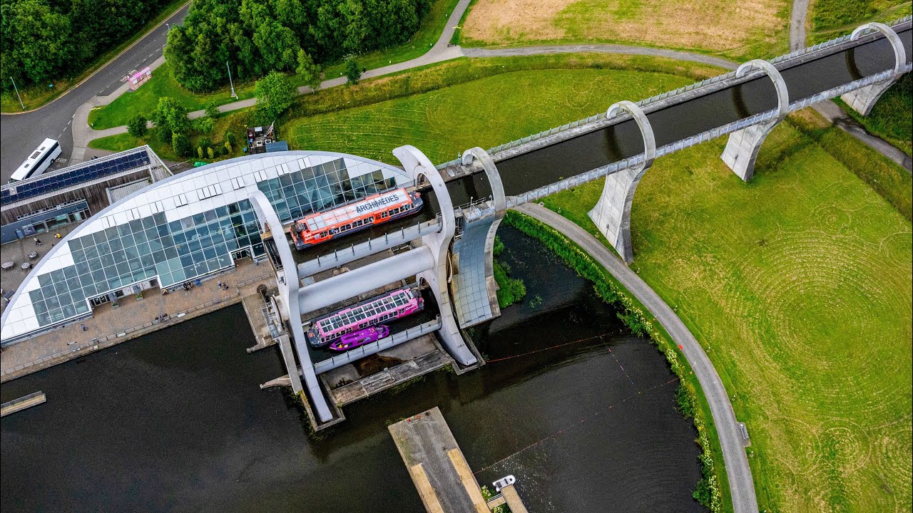 The famous Falkirk Wheel - YouTube