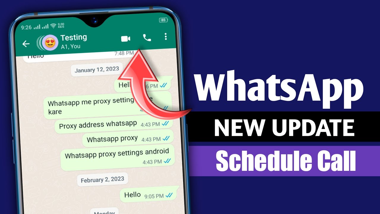 WhatsApp new update || WhatsApp Schedule Call update || Group Call ...